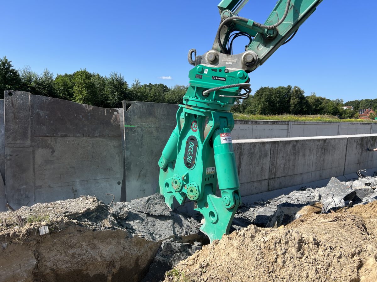 Rückbau Schlitzwand Hafentunnel Bremerhaven - Scheele Erdbau